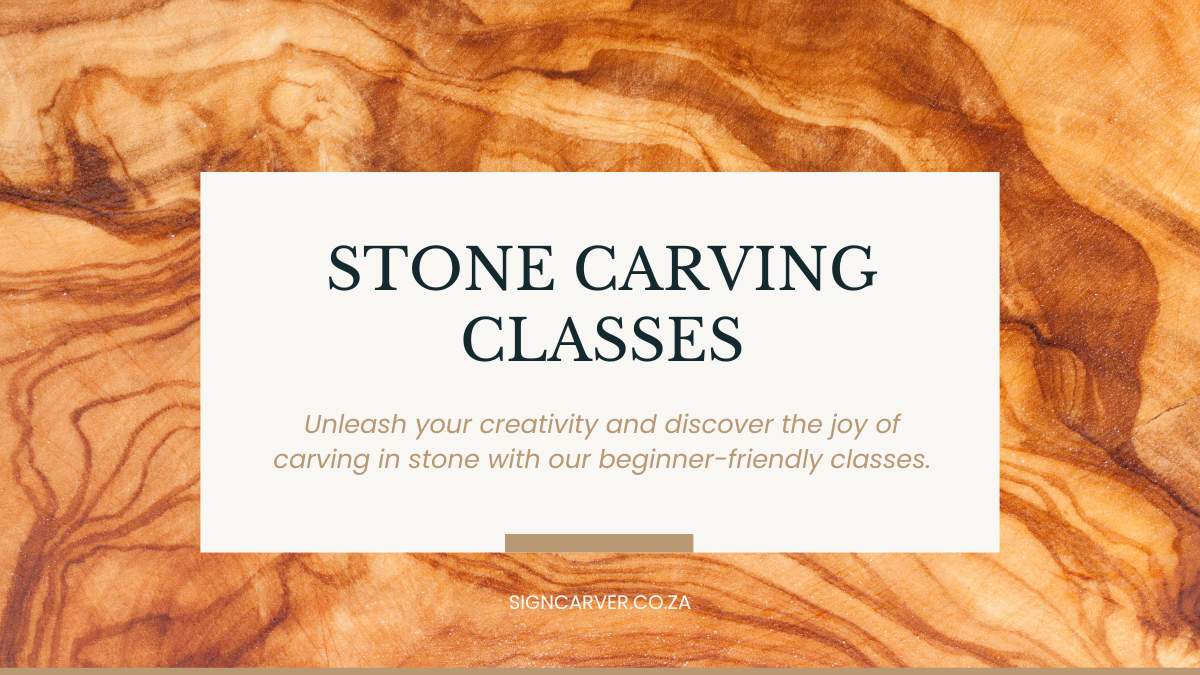 Stone Carving Classes: Discover the Joy of Sculpting - SignCarver